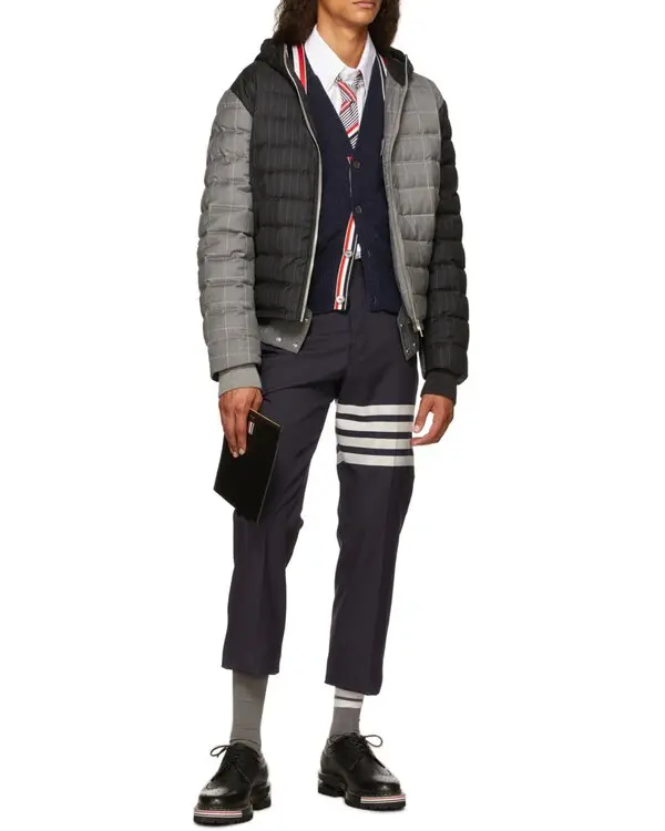 Thom Browne Zipped Clutch Bag - Black