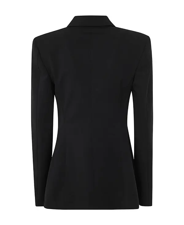 Blumarine Bow Detailed Single-breasted Jacket