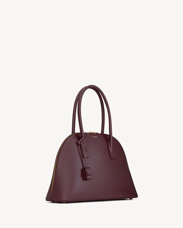 Saint Laurent Duffle Sac De Jour Souple In Leather - Red