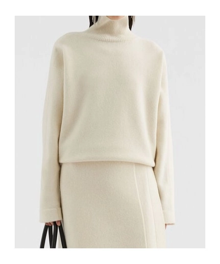 JIL SANDER High Neck Ribbed Jumper