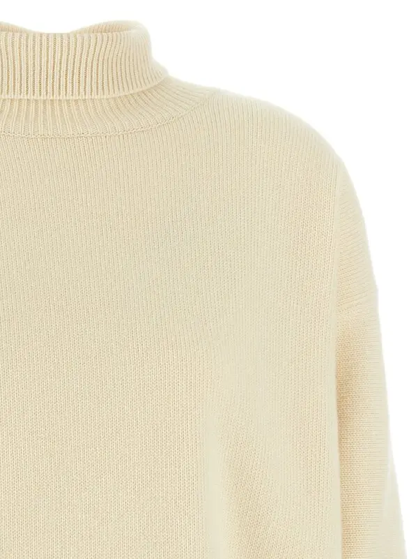 JIL SANDER High Neck Ribbed Jumper