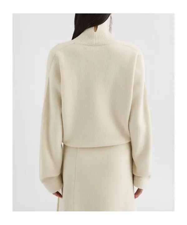 JIL SANDER High Neck Ribbed Jumper