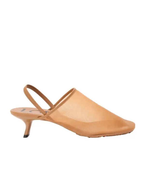 Loewe Petal Slingback Heeled Sandals