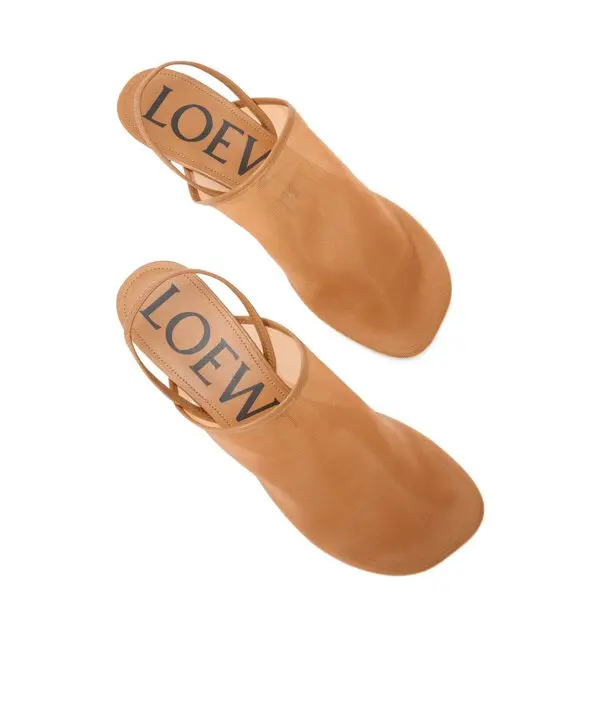 Loewe Petal Slingback Heeled Sandals