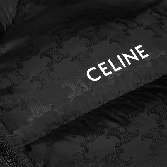 Celine Triomphe Jacquard Down Jacket