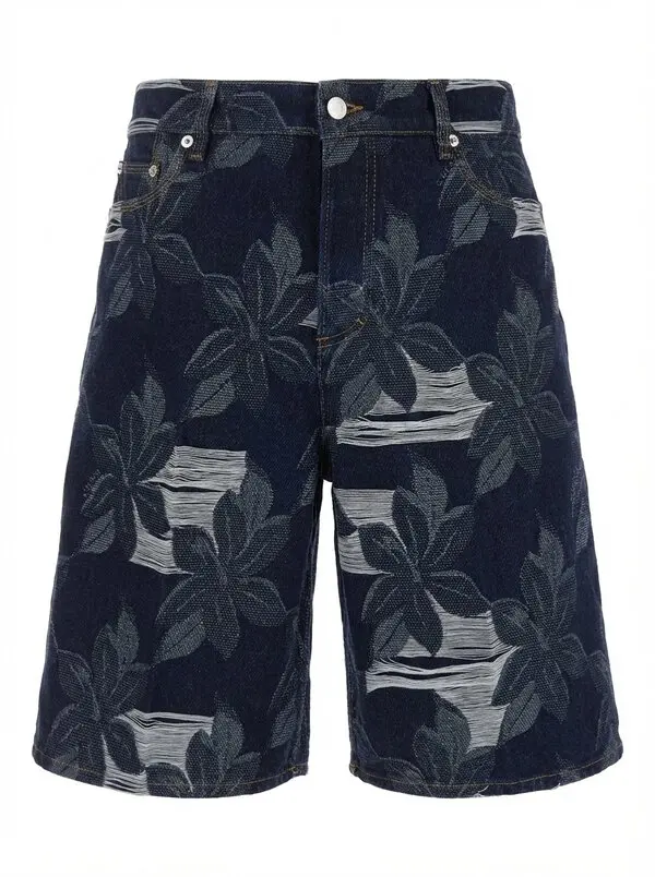 Gucci Allover Floral Detailed Bermuda Shorts