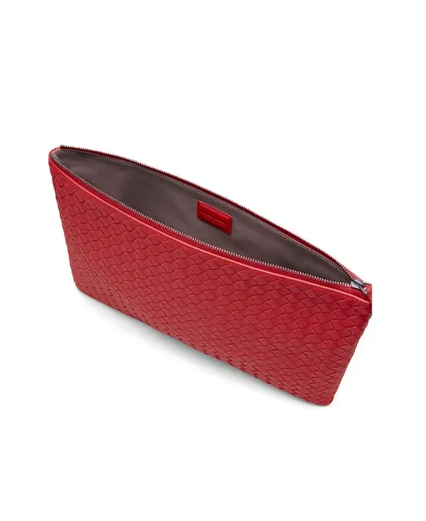 Bottega Veneta Woven Zipper Handbag