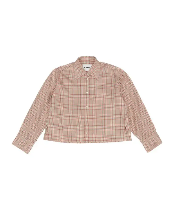 JIL SANDER Checked Button-down Shirt