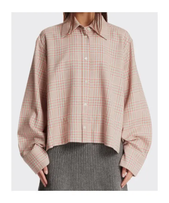 JIL SANDER Checked Button-down Shirt