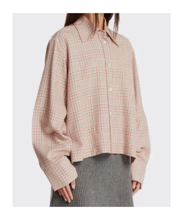 JIL SANDER Checked Button-down Shirt