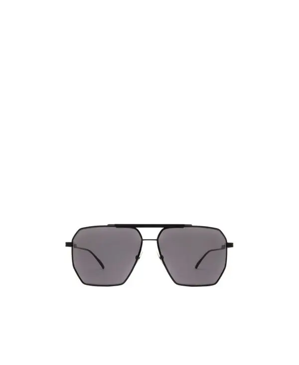 Bottega Veneta Geometric Border Sunglasses - Gray