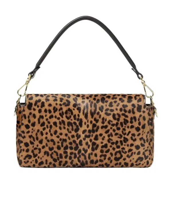 Fendi Baguette Leo Animalier Printed Medium Shoulder Bag
