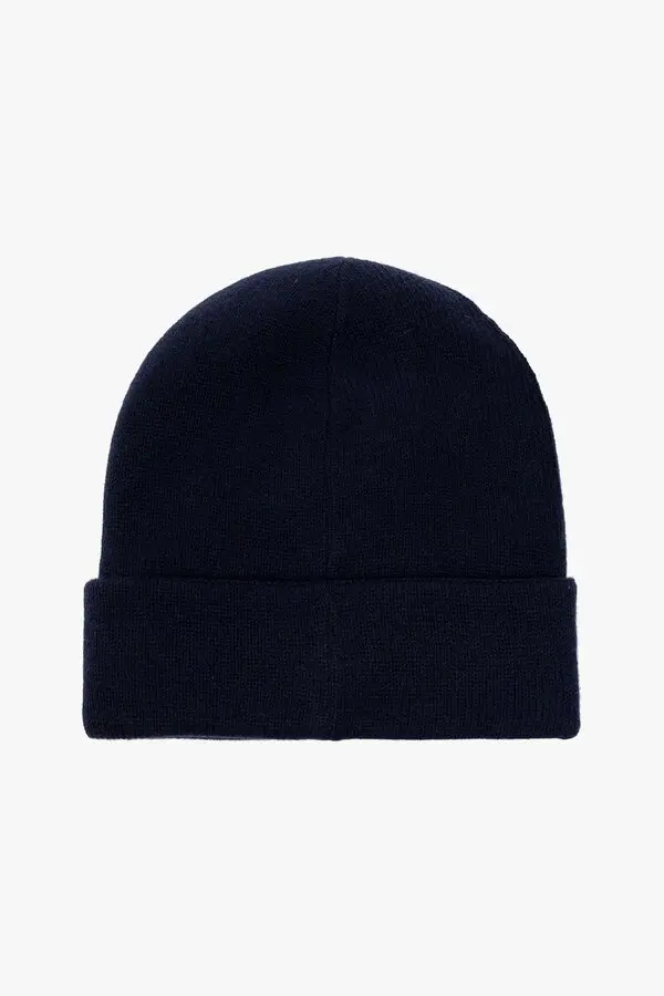Alexander McQueen Logo Embroidered Beanie - Black