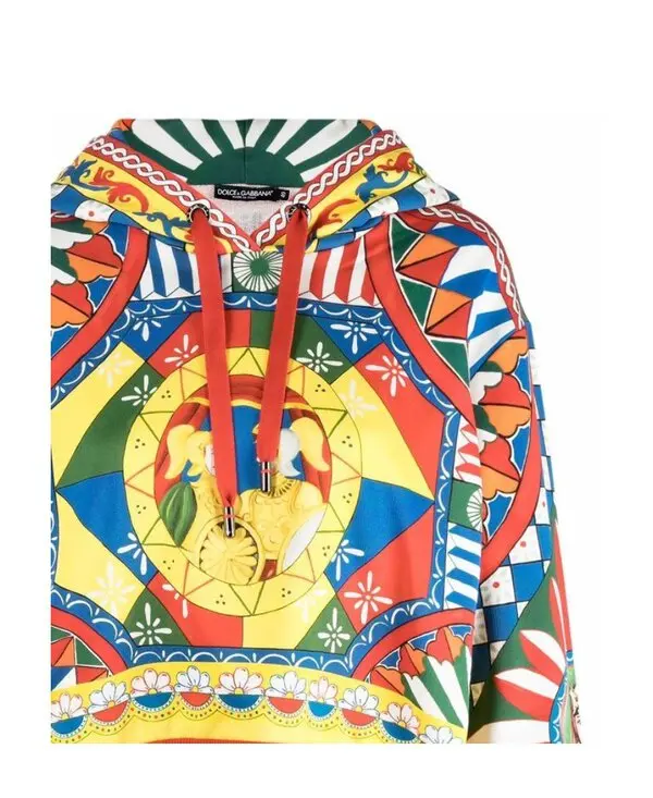 Dolce & Gabbana Carretto Print Hoodie