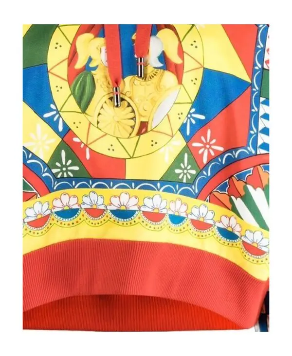 Dolce & Gabbana Carretto Print Hoodie