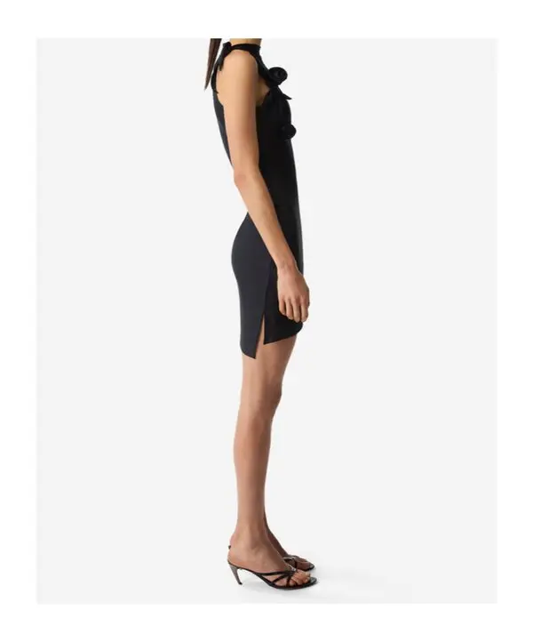 Coperni Asymmetrical Flower Mini Dress