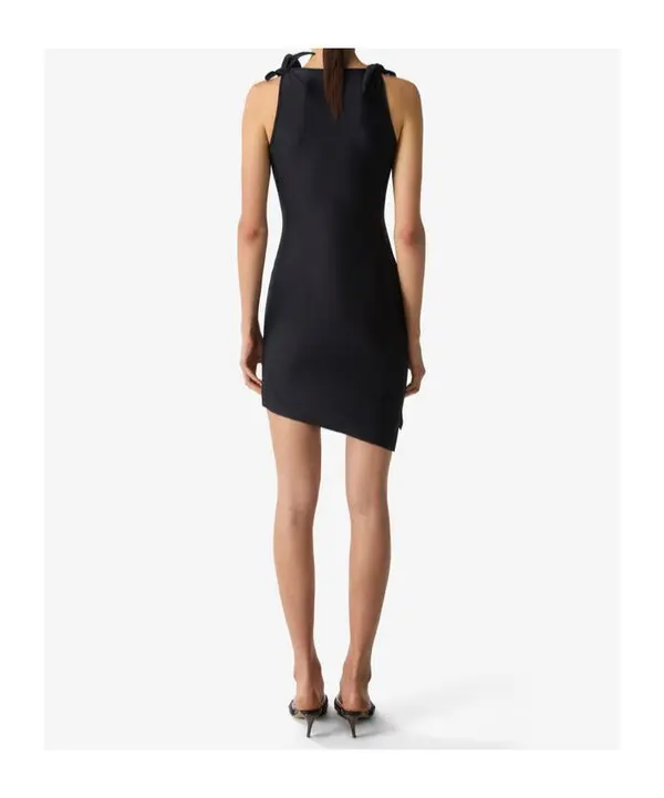 Coperni Asymmetrical Flower Mini Dress