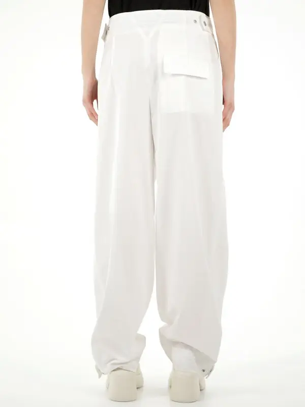 Bottega Veneta Mid-rise Trousers With Button Detail