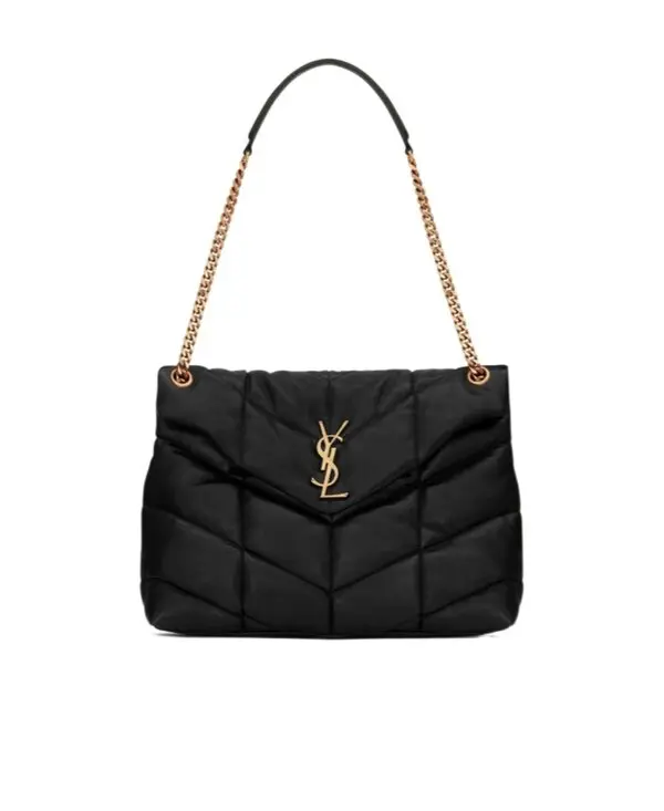 Saint Laurent Puffer Medium Shoulder Bag - Black
