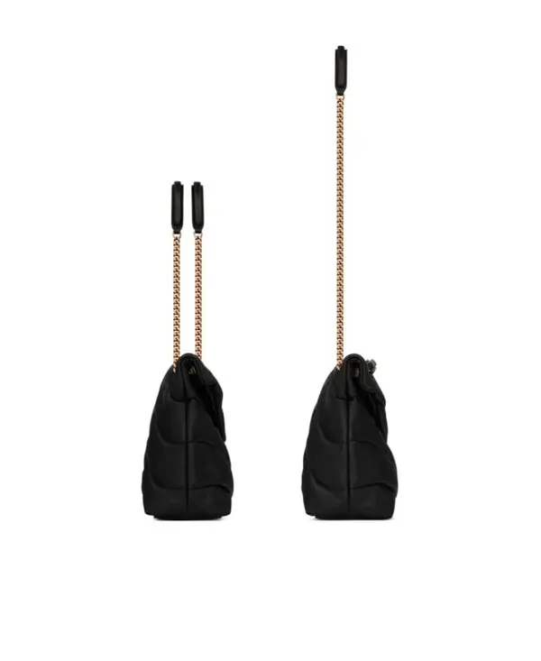 Saint Laurent Puffer Medium Shoulder Bag - Black