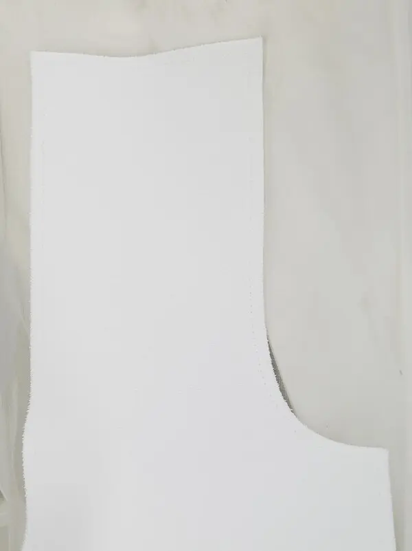 Khaite Winona Dress With Short Sleeves And Keyhole Back - Chalk
