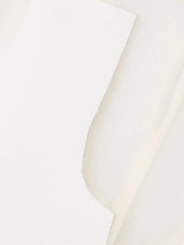 Khaite Winona Dress With Short Sleeves And Keyhole Back - Chalk