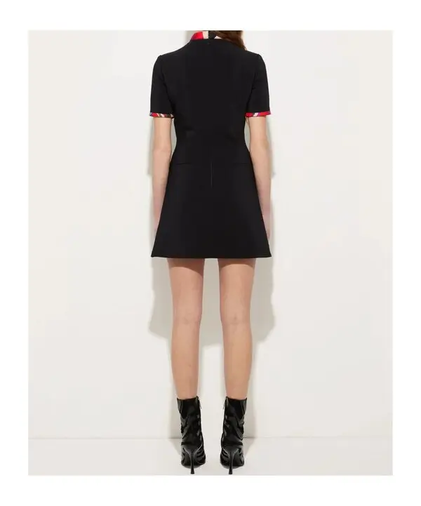 Emilio Pucci Short-sleeve Flared Dress With Printed Details