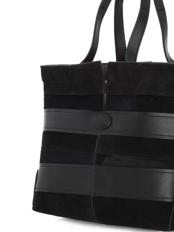 TOD'S Di Bag Folio Tote Bag - Black