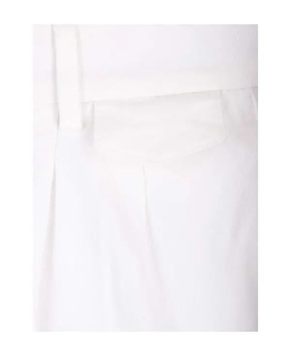 Brunello Cucinelli Tailored Straight-leg Trousers - White