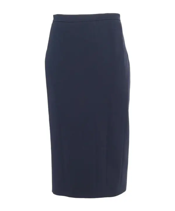 Max Mara Skipper High Waist Midi Skirt - Black