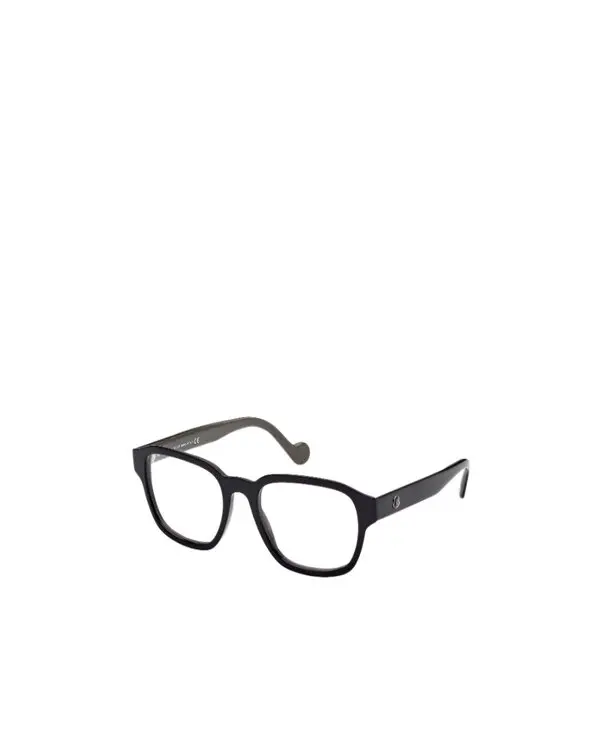 Moncler Square Frame Eyeglasses - Black