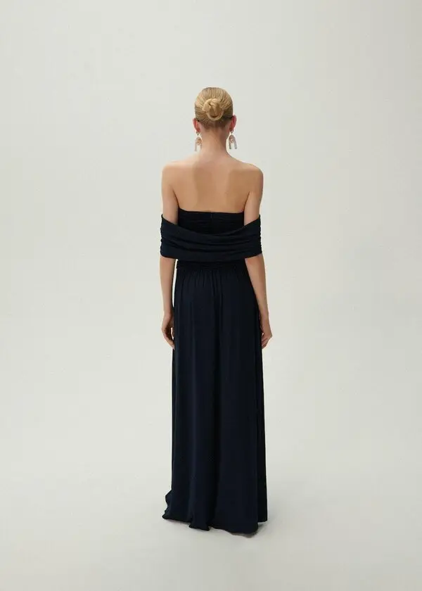 Magda Butrym Strapless Gown With Deep V-neckline