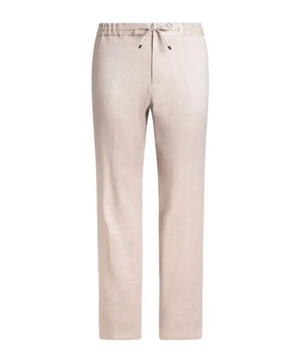 Etro Drawstring Straight-leg Trousers - Nude
