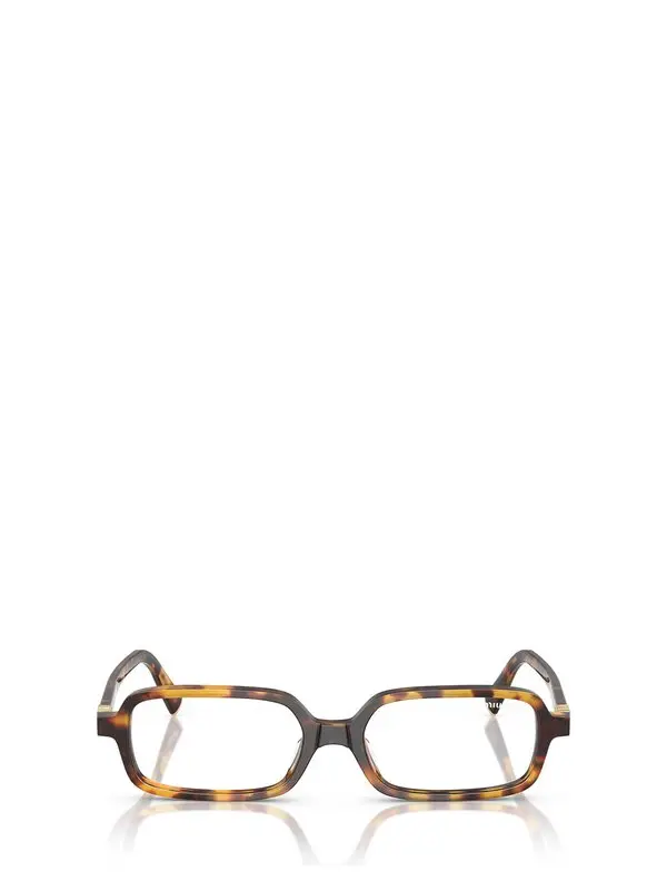 Miu Miu Rectangle Frame Eyeglasses - Black