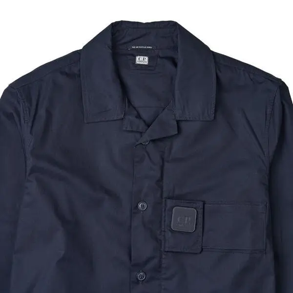 C.P. COMPANY Long-sleeved Shirt Jacket - Black