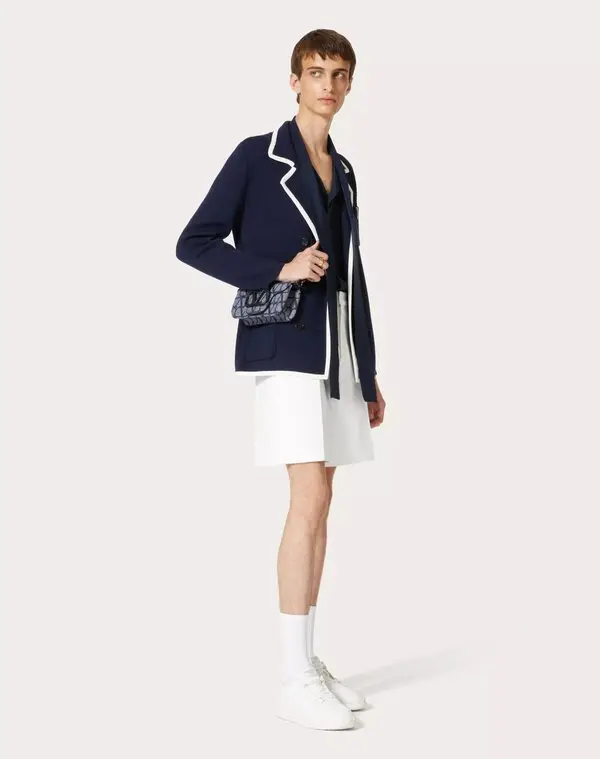 Valentino Garavani V-gold Double-breasted Jacket