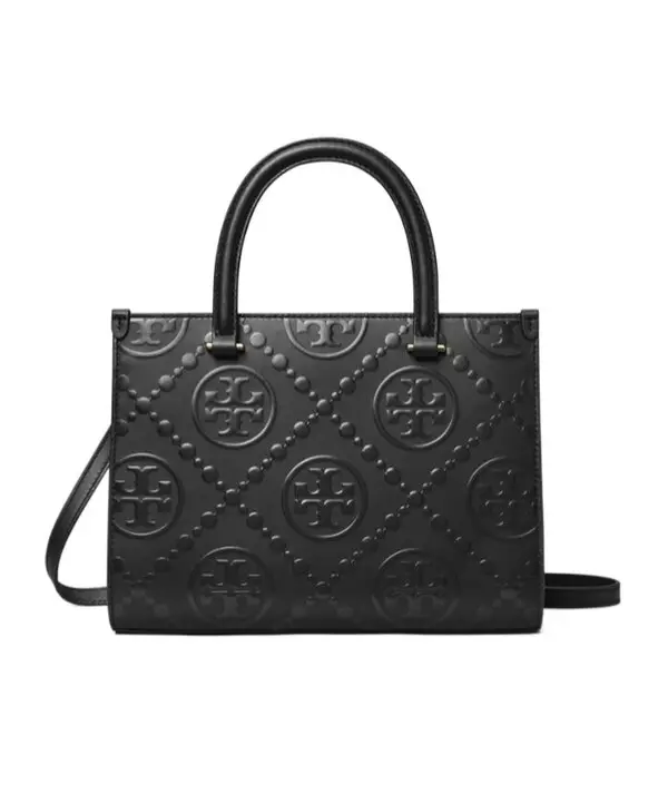 Tory Burch T Monogram Embossed Tote Bag
