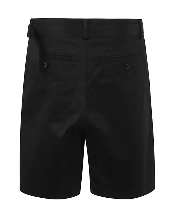 Sacai Wide-leg Belted Cotton Chino Shorts