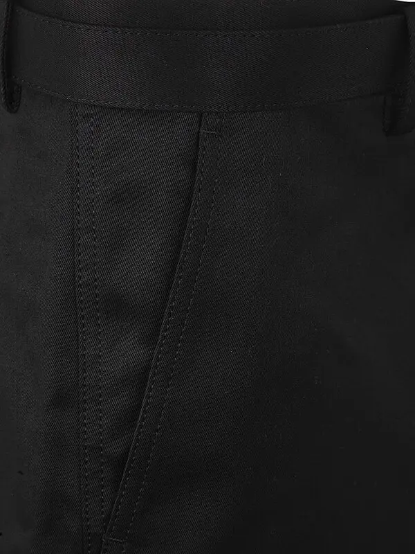 Sacai Wide-leg Belted Cotton Chino Shorts