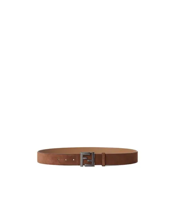 Fendi Ff Squared Belt - Brown