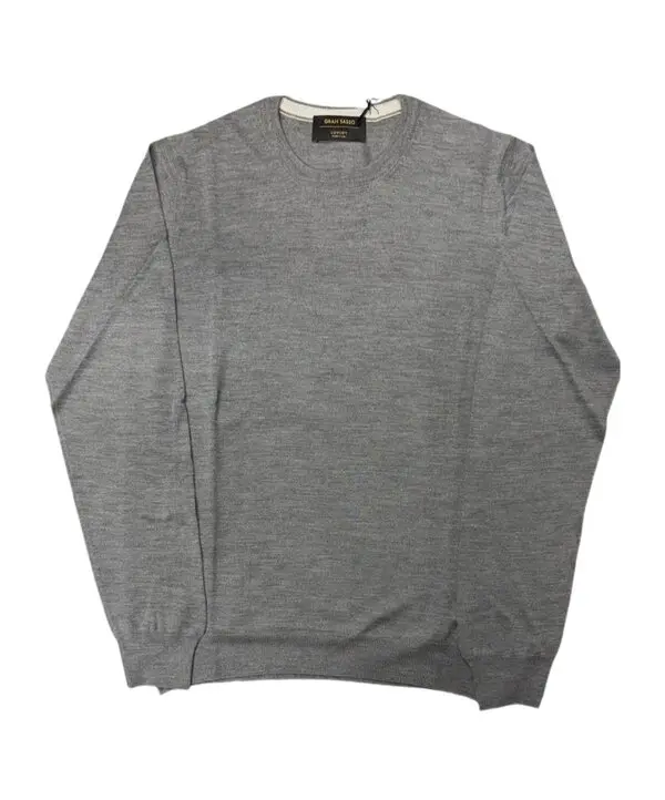 GRAN SASSO Long-sleeve Crew-neck Sweater