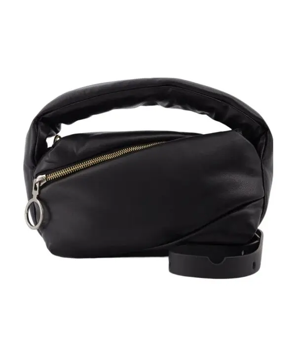 Off-White Padded Strapped Tote Bag - Black
