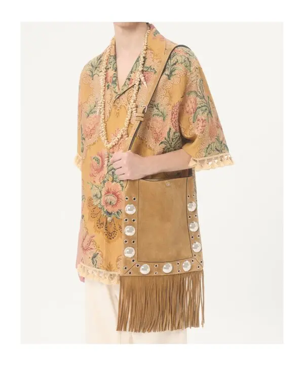 Valentino Garavani Apres L'hiver Print Bowling Shirt