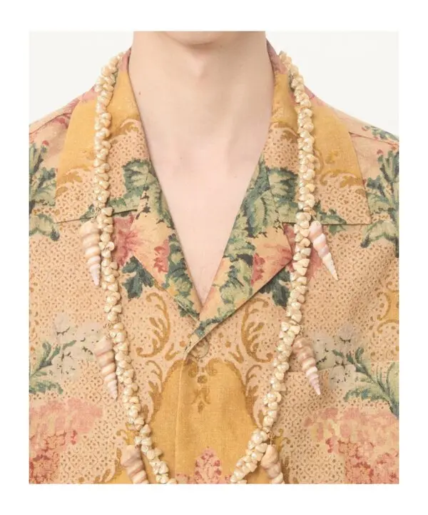 Valentino Garavani Apres L'hiver Print Bowling Shirt
