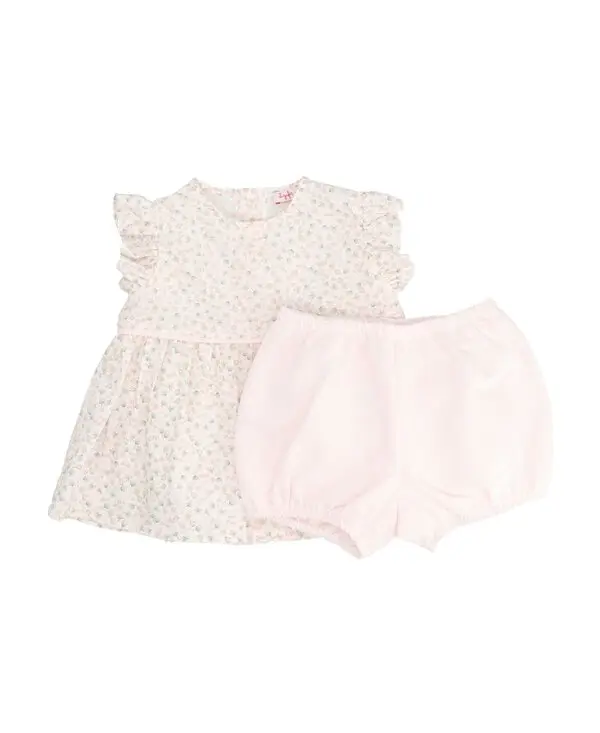 IL GUFO Floral Print Shorties Set - Pink