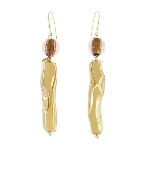 Isabel Marant Étoile Sculpted Drop Earrings - Yellow