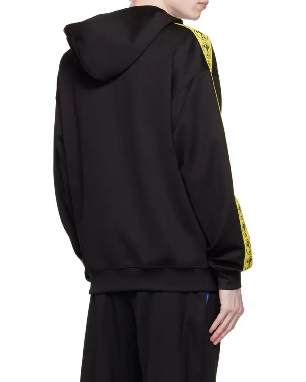 Moschino Zip-up Hoodie With Embroidered Logo Detail