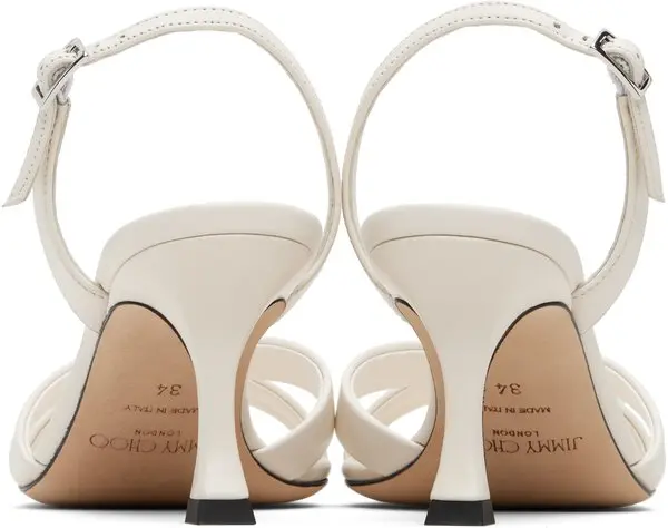 JIMMY CHOO Elsy 70 High-heeled Sandals - Latte