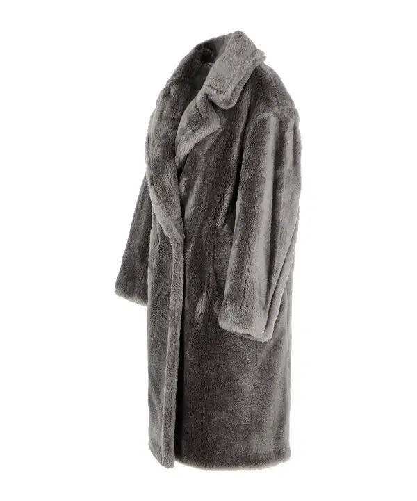 STAND STUDIO Double-breasted Coat - Black