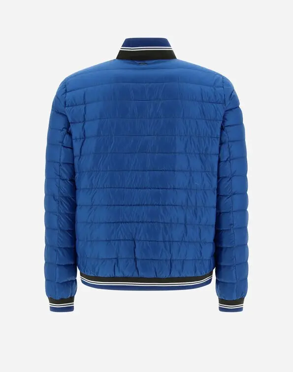 Herno Quilted Stand-collar Down Jacket - Blue